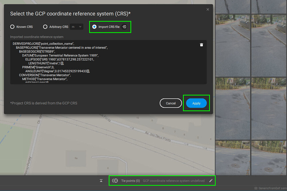 How to process a PIX4Dmapper site calibration file into PIX4Dmatic